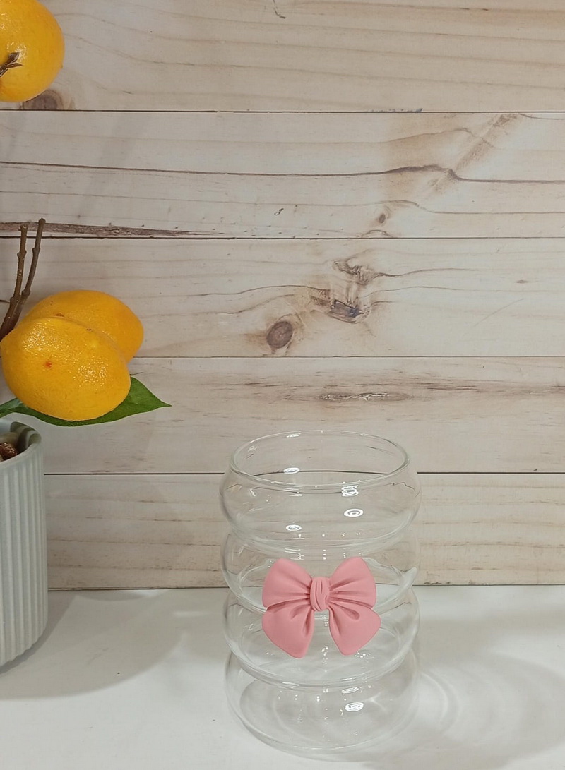 VASO VIDRIO 320 ML C/ MOÑO - Plasticuer